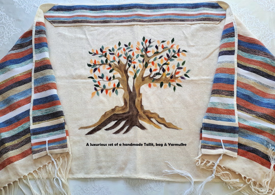 Prayer Shawl Set, Tallit Set, Judaica, Religious Clothing, Wedding ...