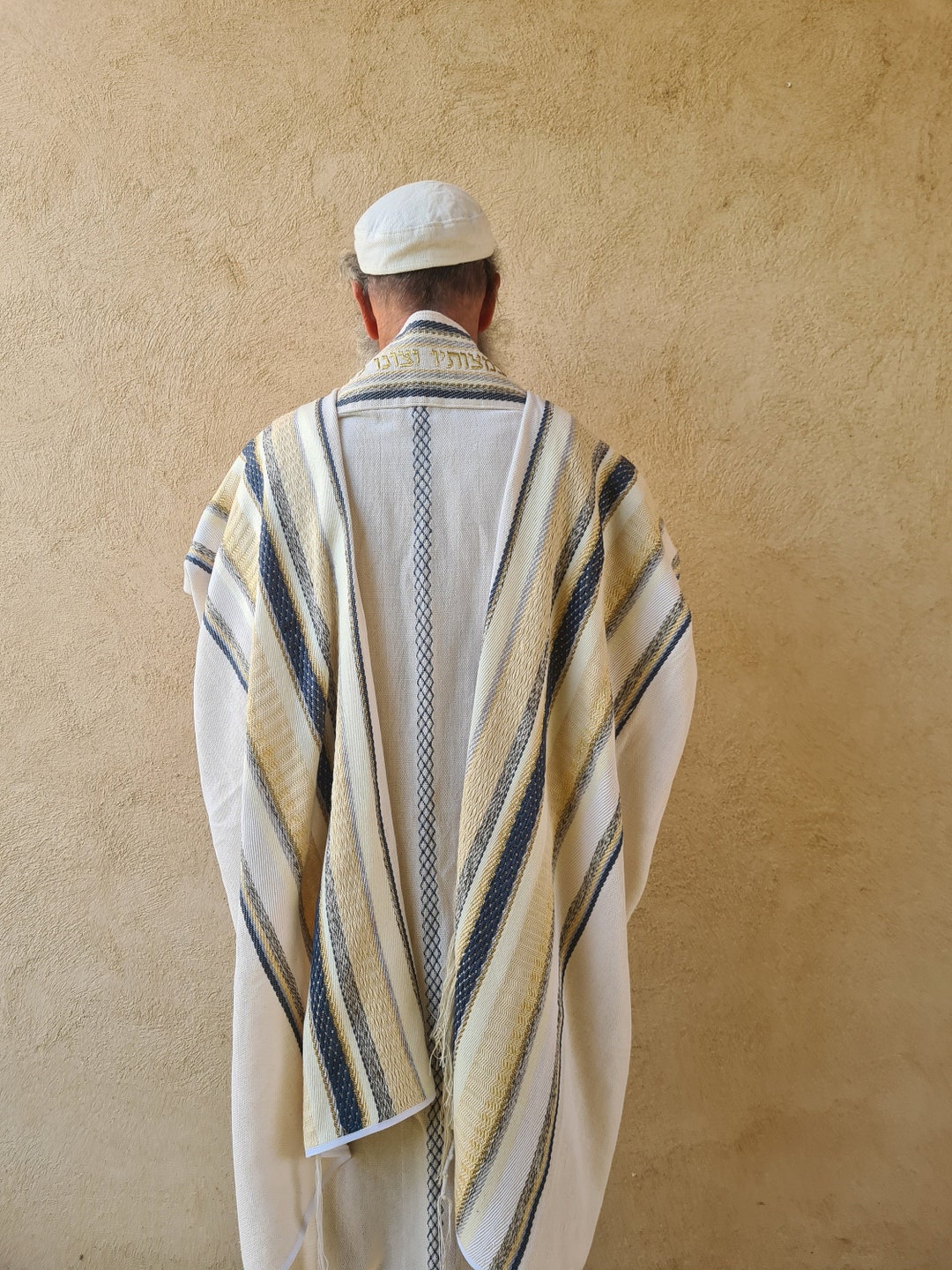 Handmade Tallit, Jewish Art, Judaica, Tallit for Man, Jewish Prayer ...
