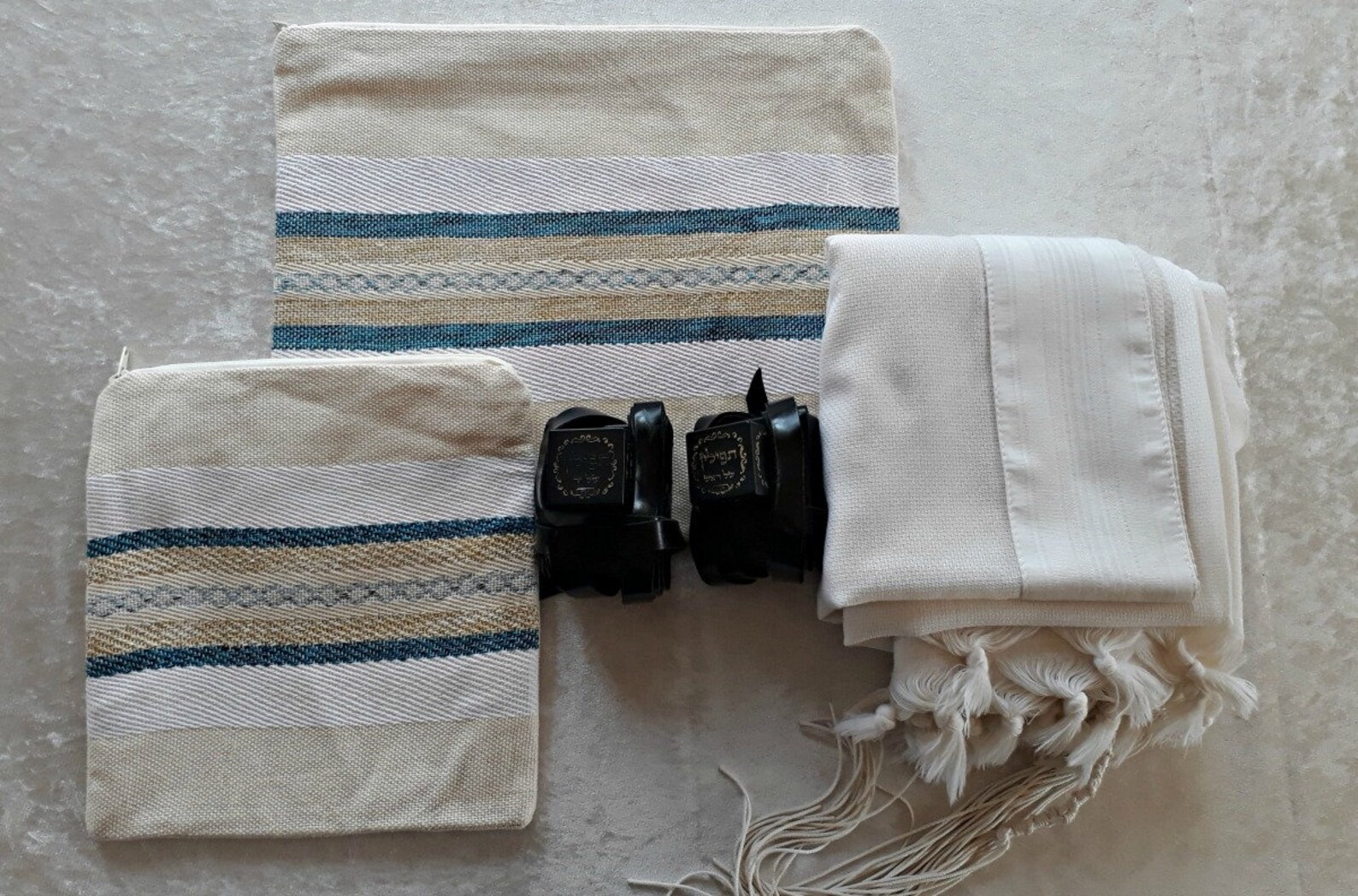 Jewish Prayer Bag Judaica Bar Mitzvah Tallit Bag Tefillin - Etsy UK