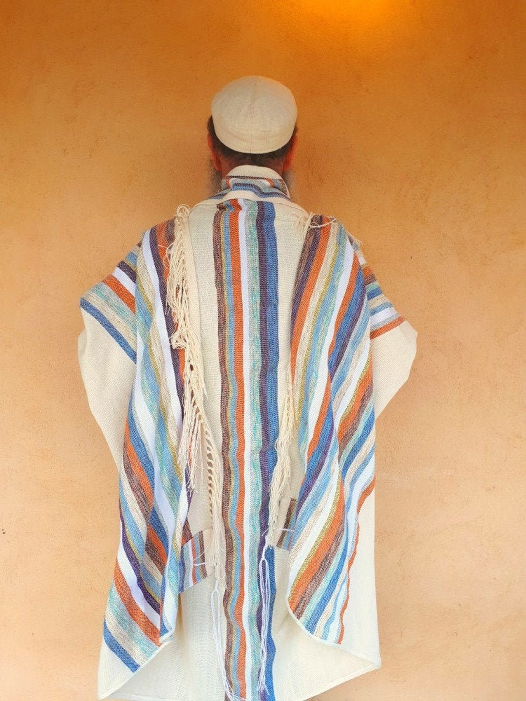 Tallit, Prayer Shawl, Jewish Prayer Shawl, Handwoven Tallit, Cotton ...