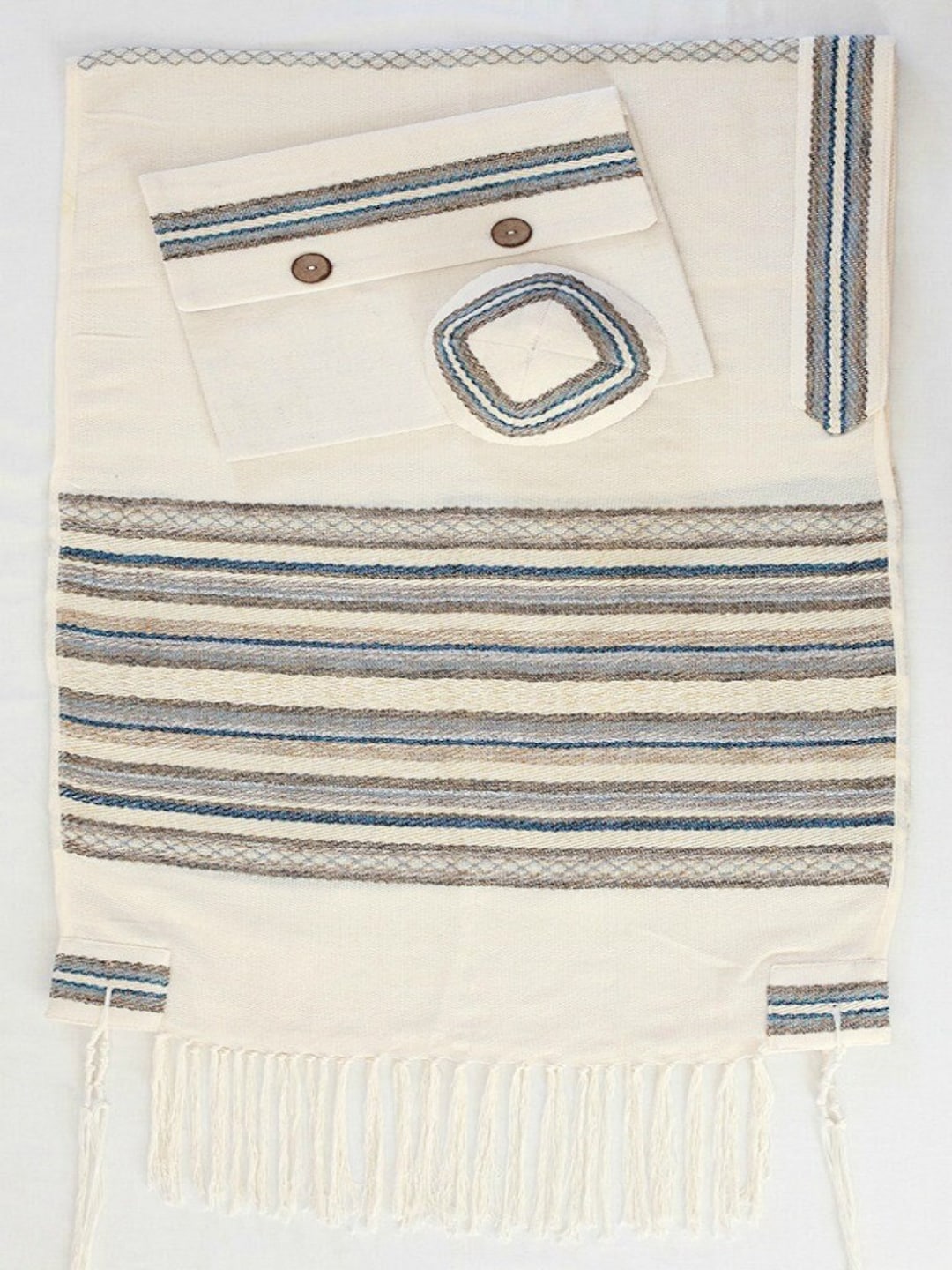 Tallit, Tallit Bag, Yarmulke, Jewish Gift, Bar Mitzvah Gift, Jewish Kid ...