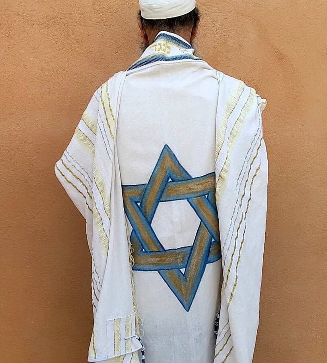 Tallit Jewish Wedding Magen David Tallit Woven Tallit - Etsy