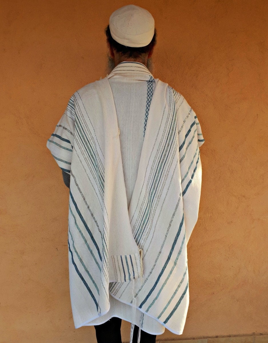 Jewish Prayer Shawl, Tallit, Woven Tallit, Handmade Tallit, Judaica ...
