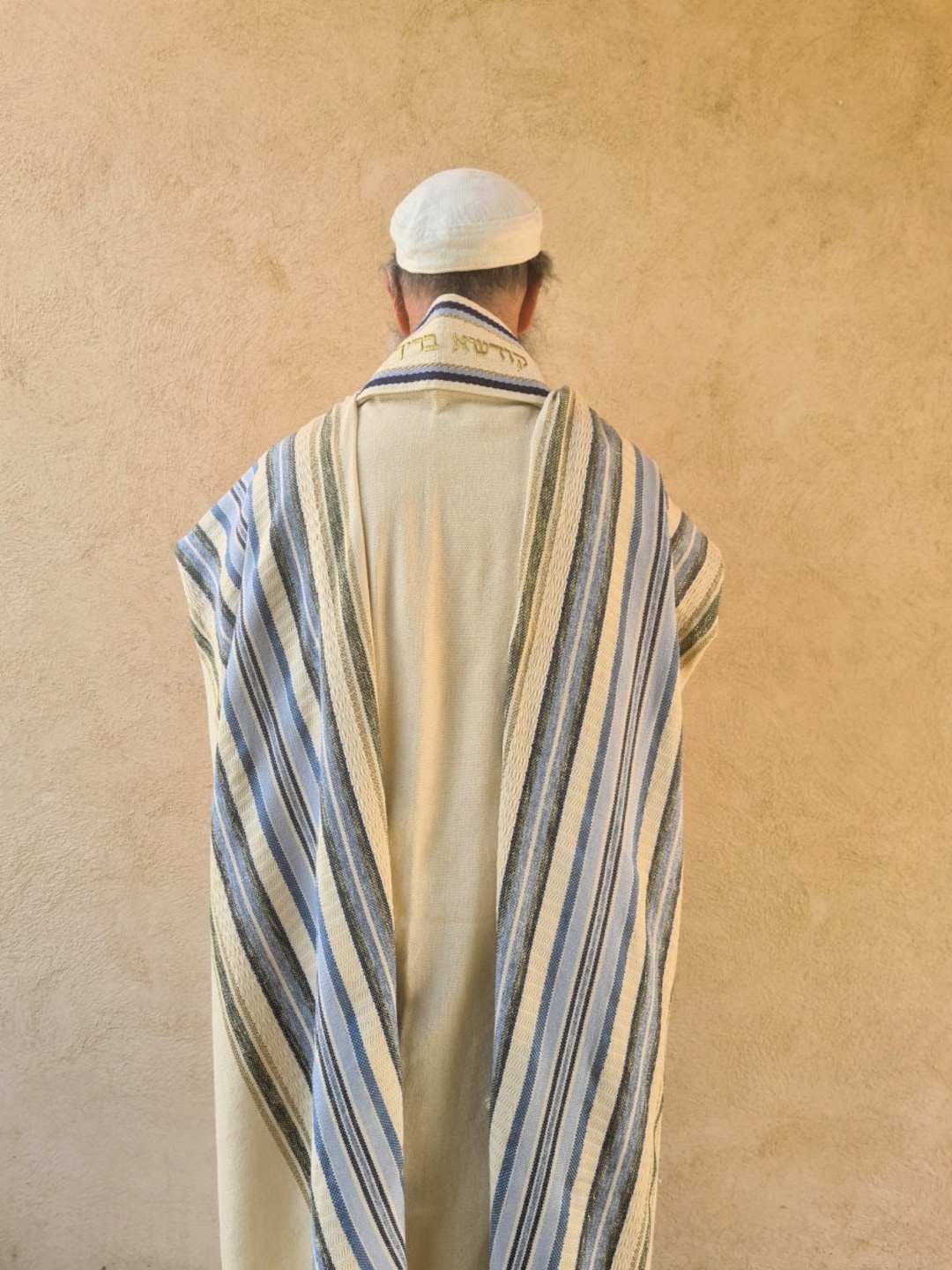 Tallit for Man, Judaica, Jewish Art, Made in Israel, Jewish Prayer ...