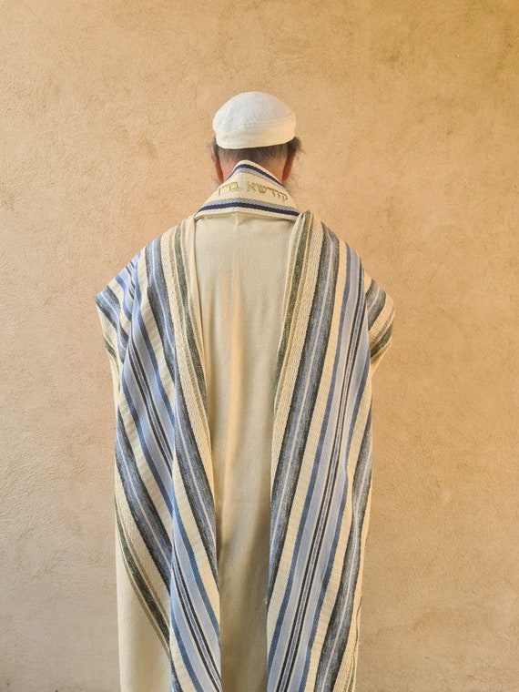 Tallit for Man Judaica Jewish Art Made in Israel Jewish - Etsy