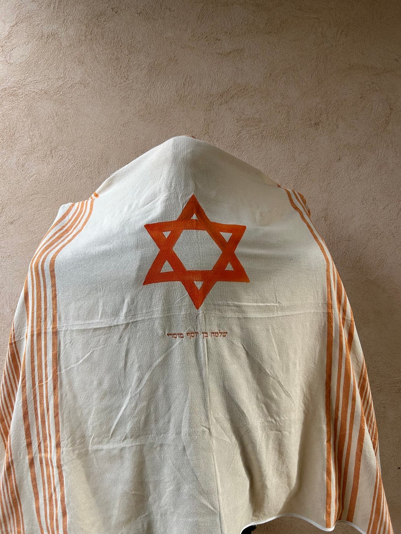 Tallit for Man, Judaica Gift, Cotton Tallit, Tallit for Bar Mitzvah ...