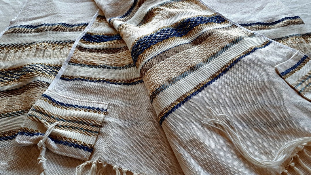 Tallit Set, Tallit for Man, Jewish Gift Judaica, Jewish Prayer Shawl ...
