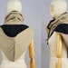 Camel Hooded Cowl Victorian XXL Hood Brown With Black - Etsy