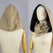 Camel Hooded Cowl Victorian XXL Hood Brown With Black - Etsy