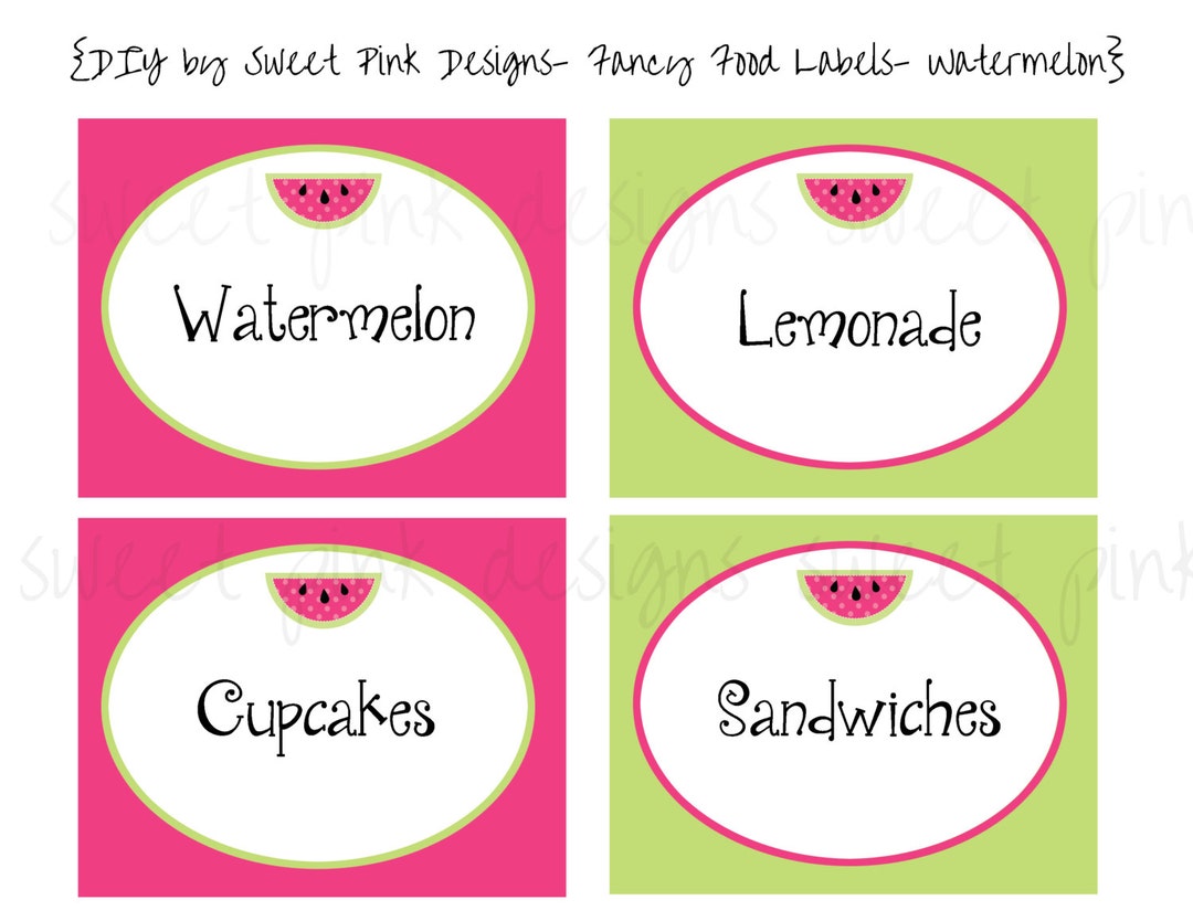 Watermelon Party, Watermelon Printables, Watermelon, Watermelon Food ...