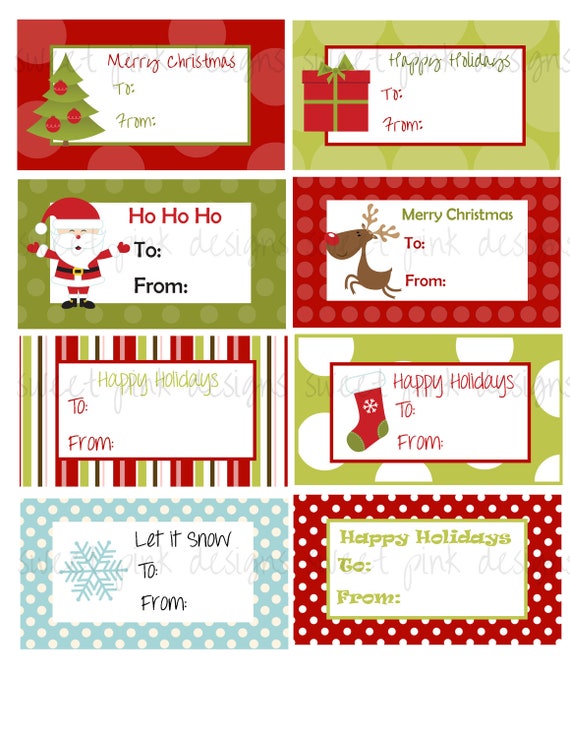 Christmas Gift Tags | Etsy