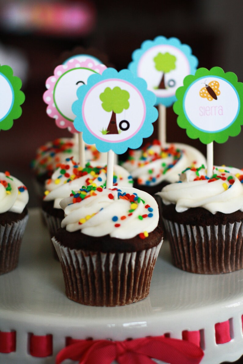 Printable 2" Party Circles- Spring Fun Party Collection - Etsy