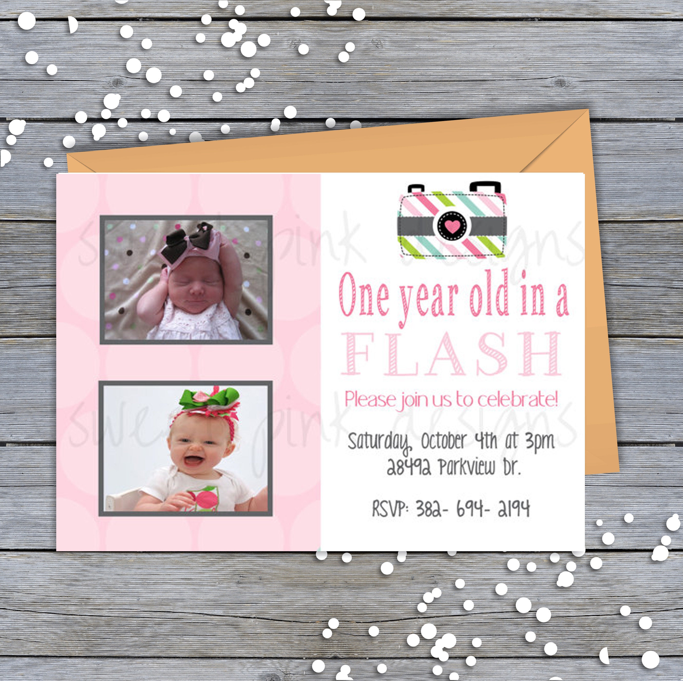 Camera- in a Flash Party- Invitation - Etsy