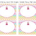 Printable Fancy Labels- Gumball Party Collection - Etsy