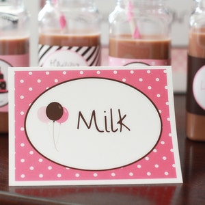 Printable Fancy Labels- Pink Cake Collection - Etsy