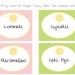 Printable Fancy Labels- Pink Lemonade Collection - Etsy