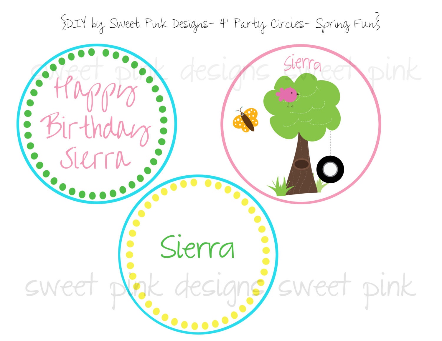 Thank You Cards- Spring Fun Party - Etsy