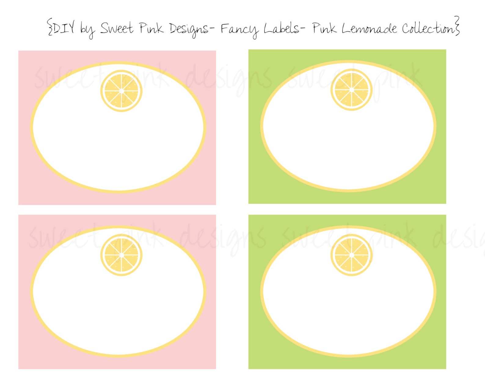 Lemonade Favor Tags Lemonade Party Favor Tags Lemonade - Etsy