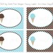 Printable Fancy Labels- Ice Cream Shoppe Collection for Boys - Etsy