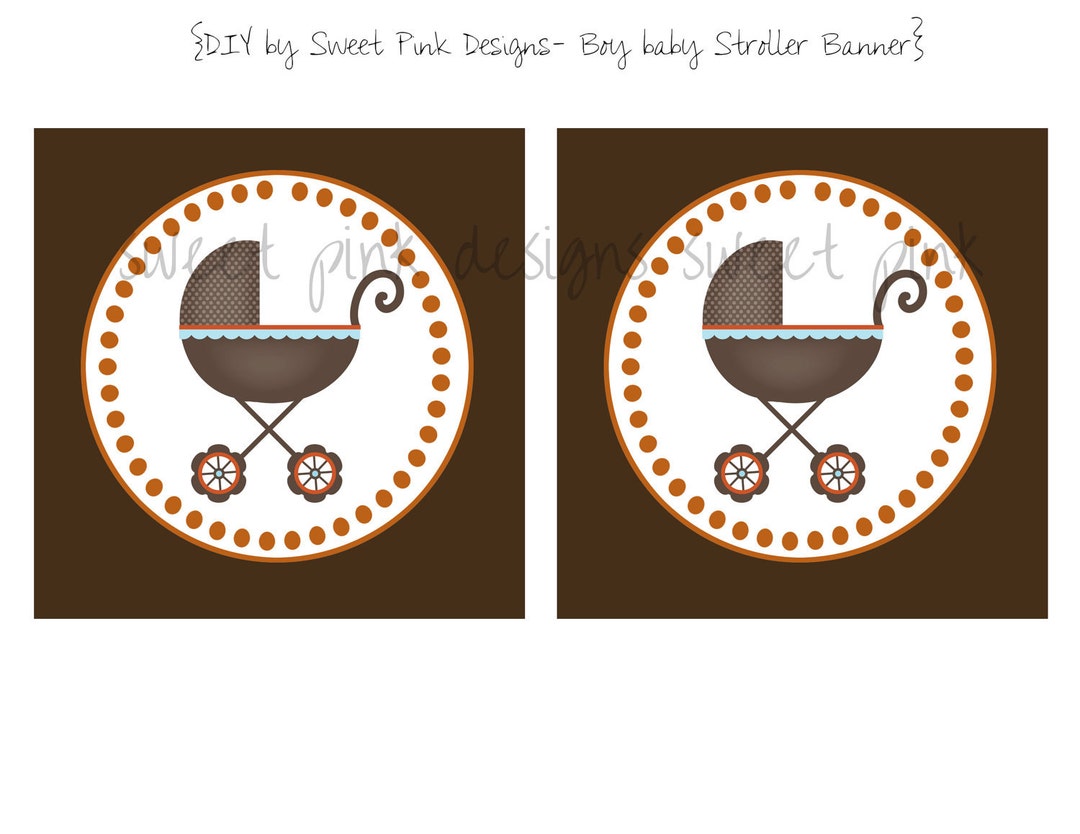 Welcome Baby Banner- Boy Buggy Collection - Etsy