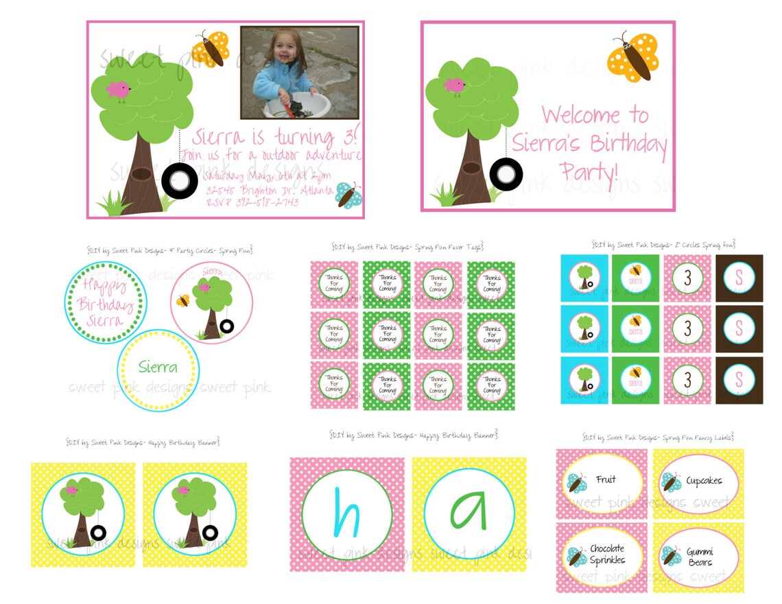 Spring Fun- Full Party Collection - Etsy