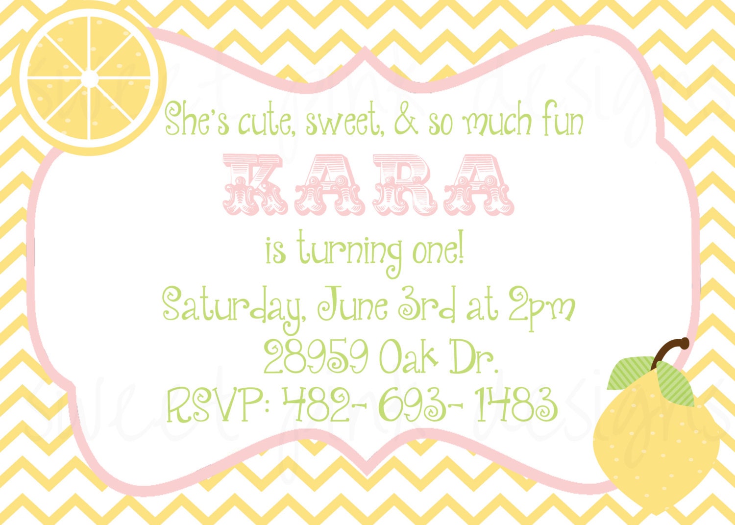 Printable Fancy Labels- Pink Lemonade Collection - Etsy