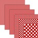 INSTANT DOWNLOAD Digital Paper Pack Dark Red and White Polka Dots ...