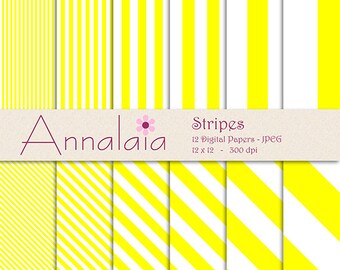 INSTANT DOWNLOAD Digital Paper Pack Black White Vertical Diagonal ...