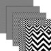 INSTANT DOWNLOAD Digital Paper Pack: Black White Chevron - Etsy