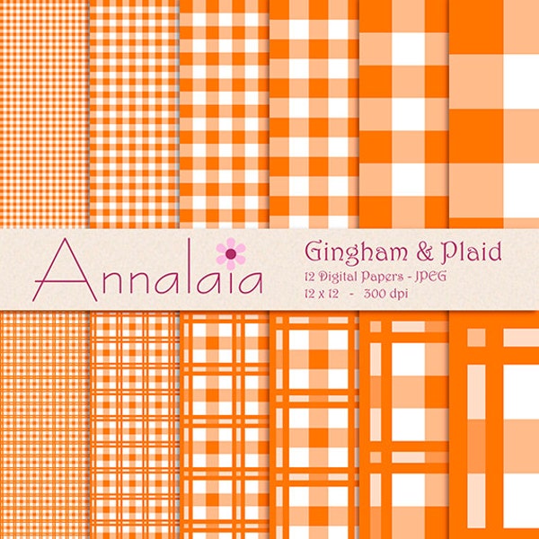 Gingham Paper - Etsy