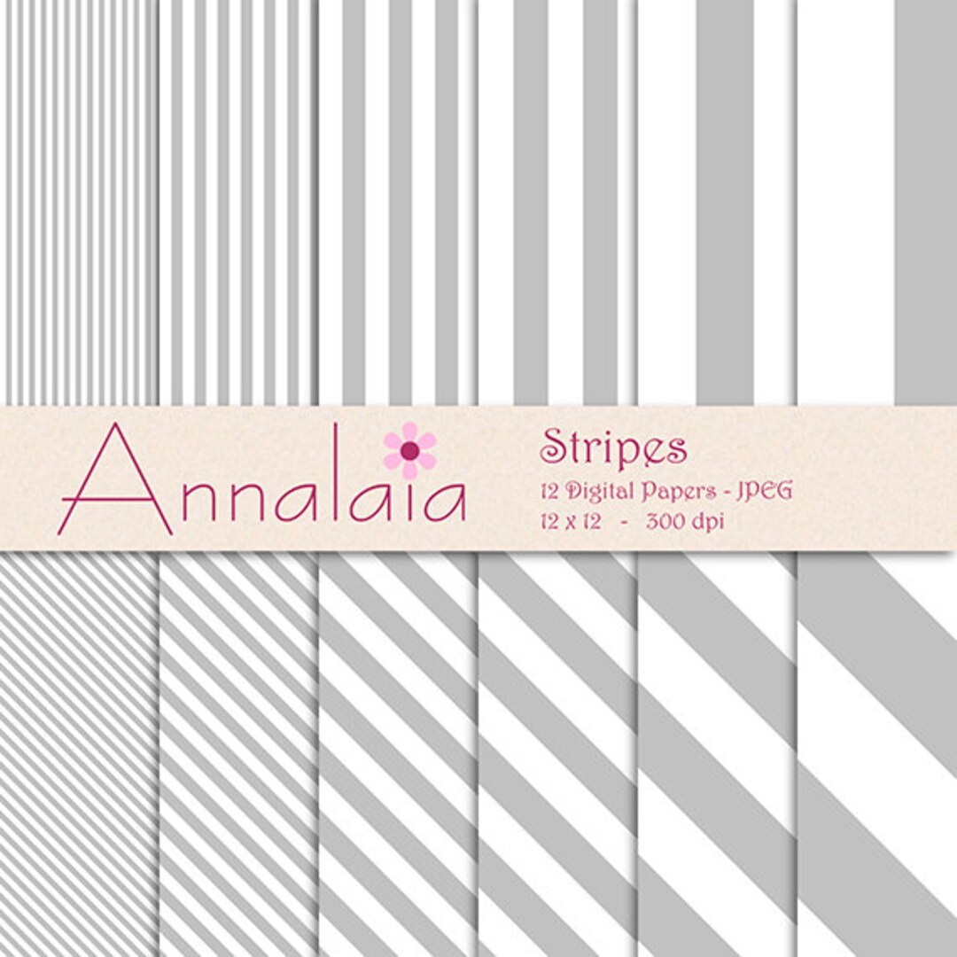 INSTANT DOWNLOAD Digital Paper Pack Silver Gray White Vertical - Etsy