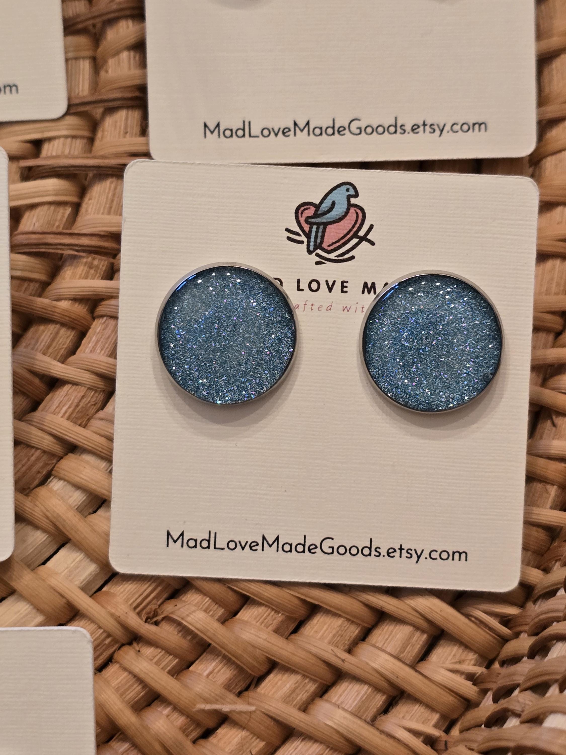 Specialty Paper Stud Earrings: Handcrafted Boho Jewelry - Etsy