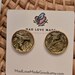 Specialty Paper Stud Earrings: Handcrafted Boho Jewelry - Etsy