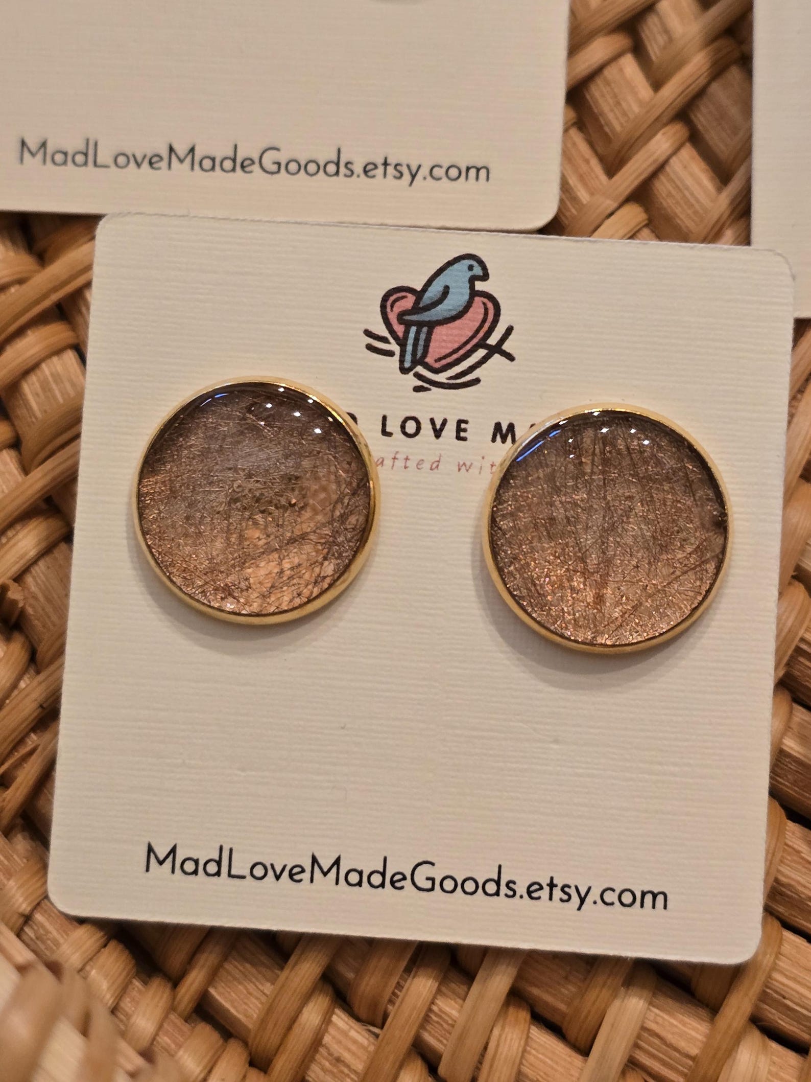 Specialty Paper Stud Earrings: Handcrafted Boho Jewelry - Etsy