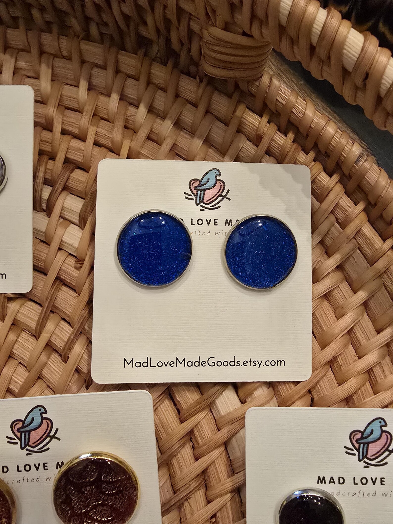 Specialty Paper Stud Earrings: Handcrafted Boho Jewelry - Etsy