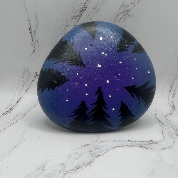 Stars Painted Rock - Etsy