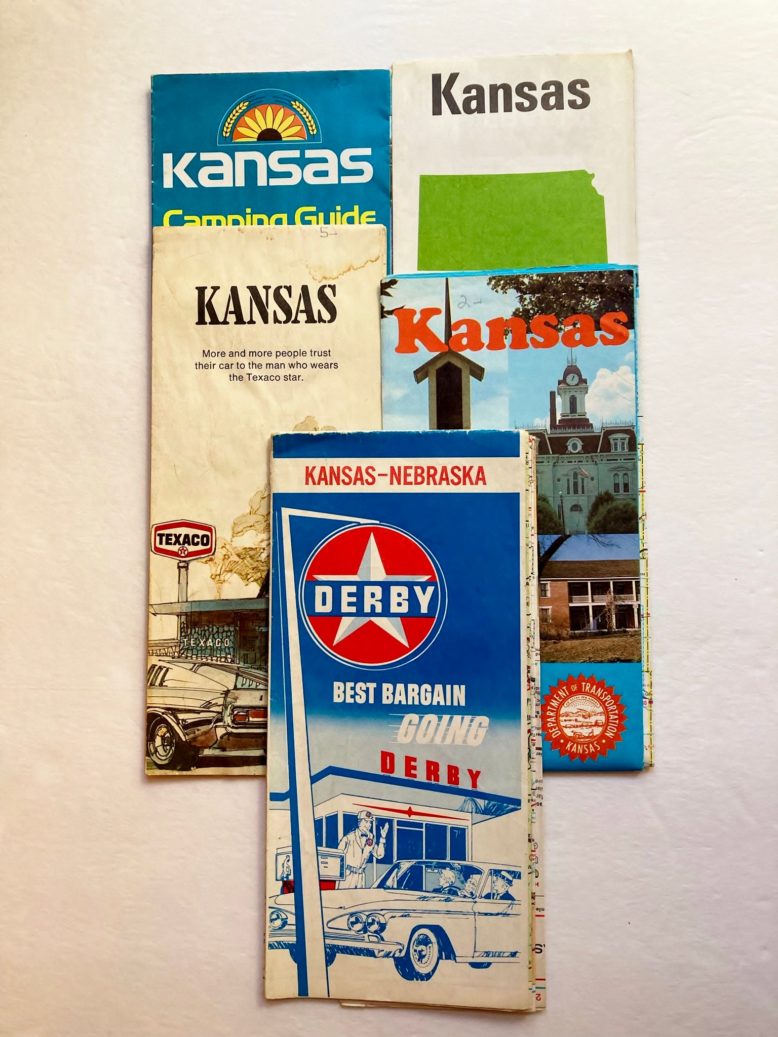 Vintage Service Station Maps, Old Gas Station Maps, Kansas and Nebraska ...