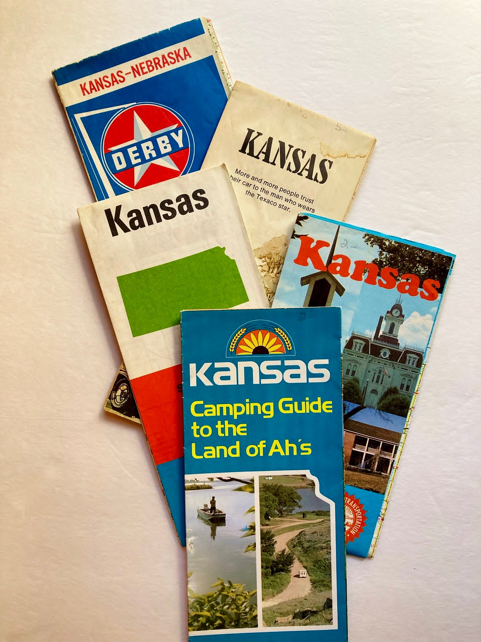 Vintage Service Station Maps, Old Gas Station Maps, Kansas and Nebraska ...