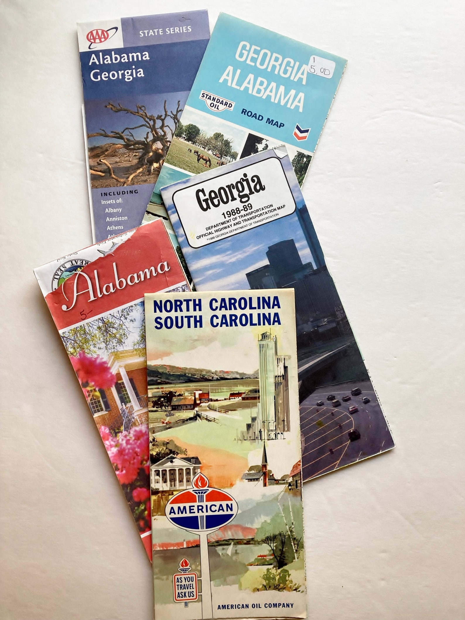 Vintage Service Station Maps Old Gas Station Maps Alabama - Etsy