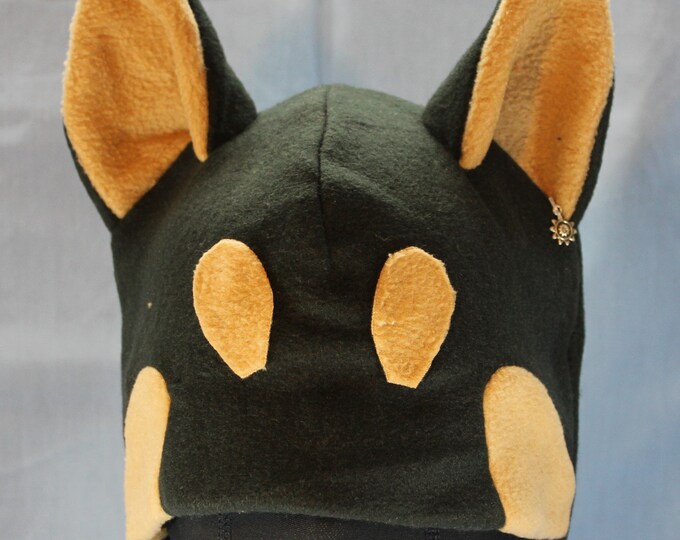 Doberman Pinscher Fleece Hat - NATURAL COLORS - Etsy