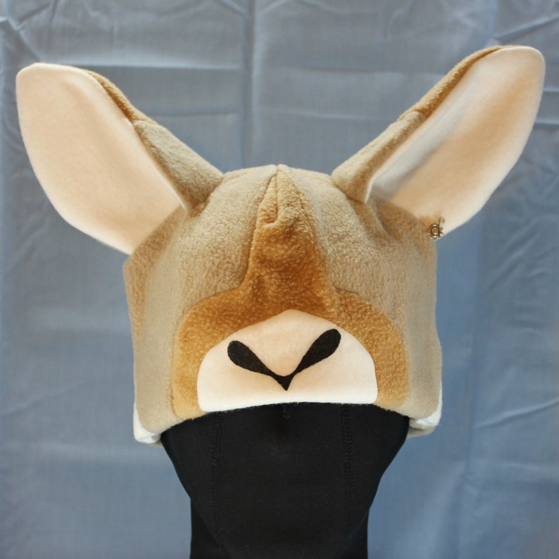 KANGAROO Animal Ear Hat | Etsy
