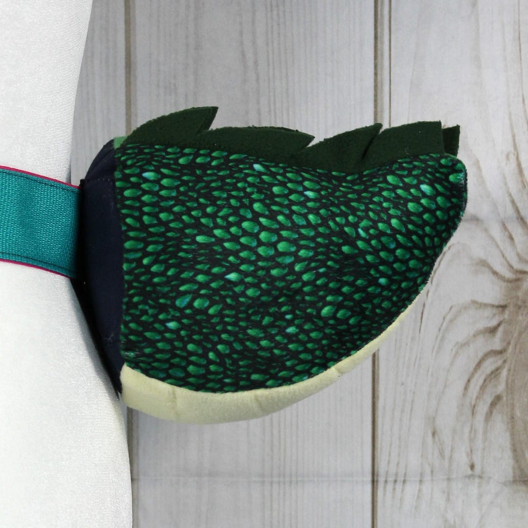 Stubby Dragon Costume Tail: Minky Alligator Dual Spike Crest - Etsy