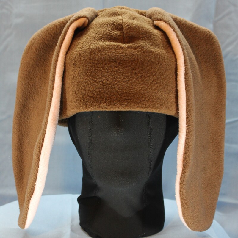 Blue Bunny Fleece Hat - Etsy