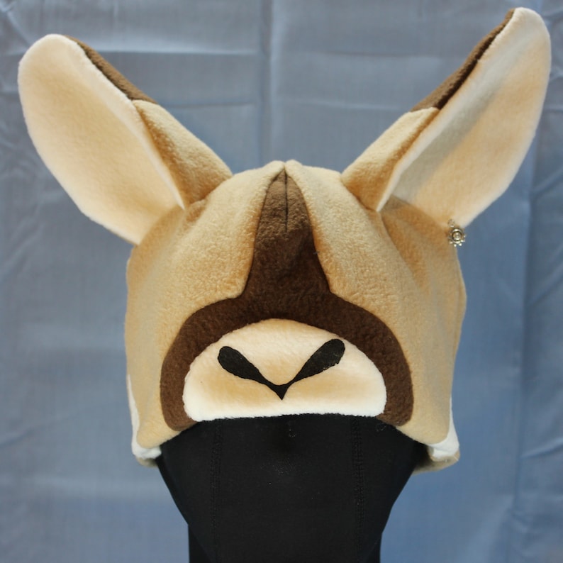 KANGAROO Animal Ear Hat | Etsy