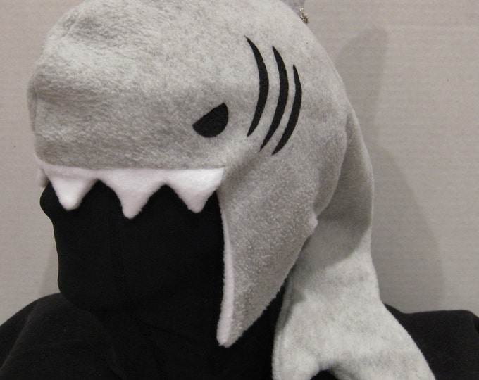 SHARK - Aviator Style Fleece Hat - NATURAL COLORS - Etsy