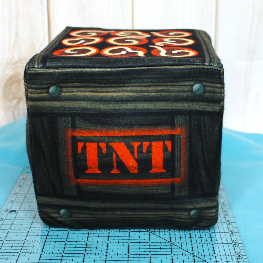 2025 Plush TNT CRATE Cube Pillow Prop - One Size - CUSTOMIZABLE - Etsy UK