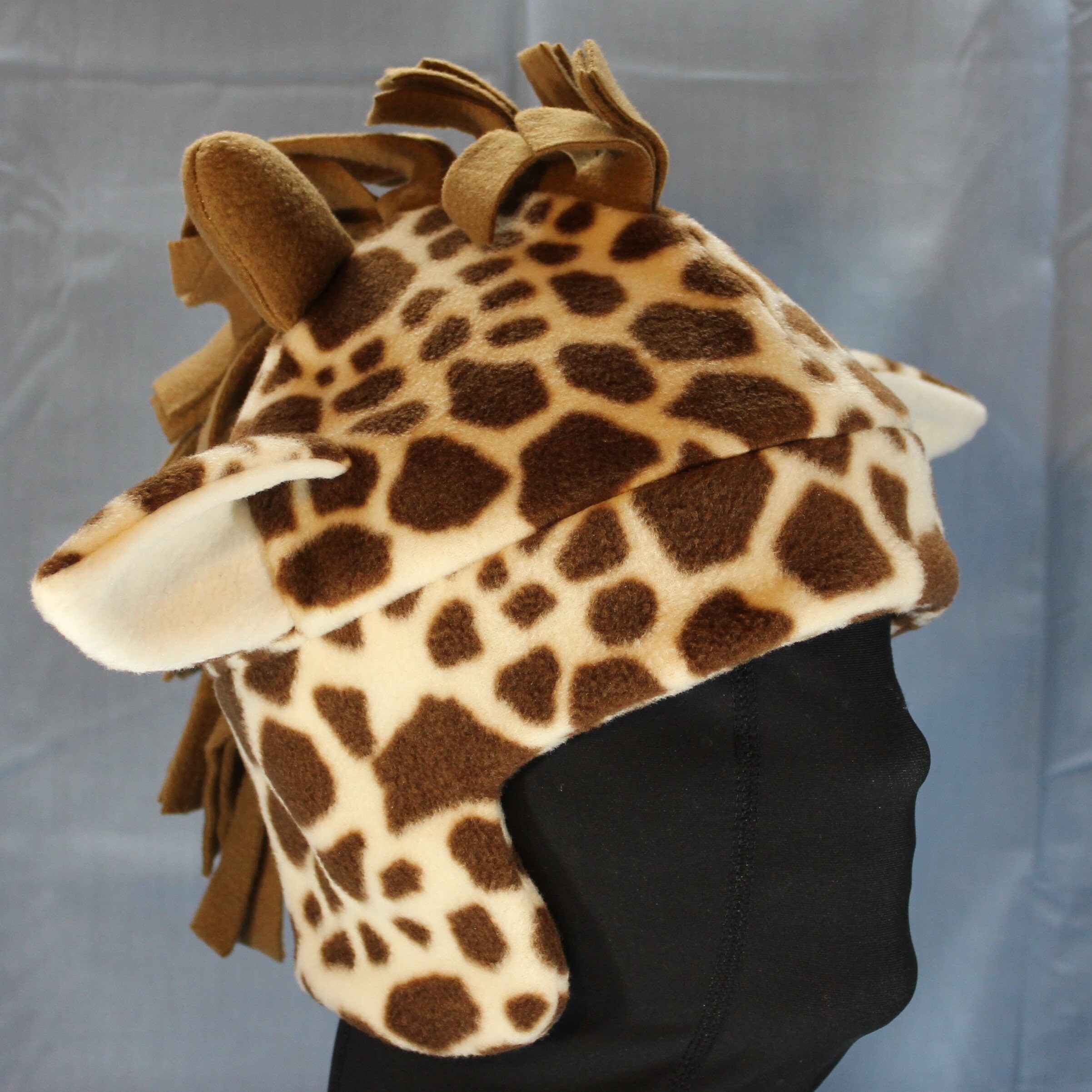 Giraffe Fleece Aviator Hat - NATURAL COLORS - Etsy