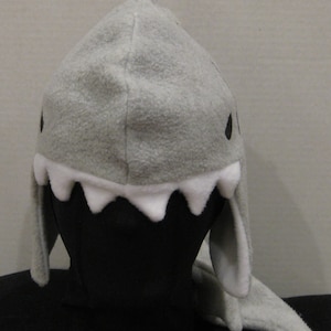 SHARK - Aviator Style Fleece Hat - NATURAL COLORS - Etsy