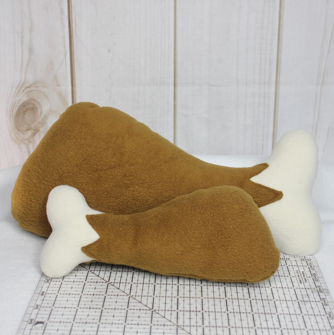 2025 Plush CHICKEN LEG Pillow Prop - Natural Colors - CUSTOMIZABLE ...
