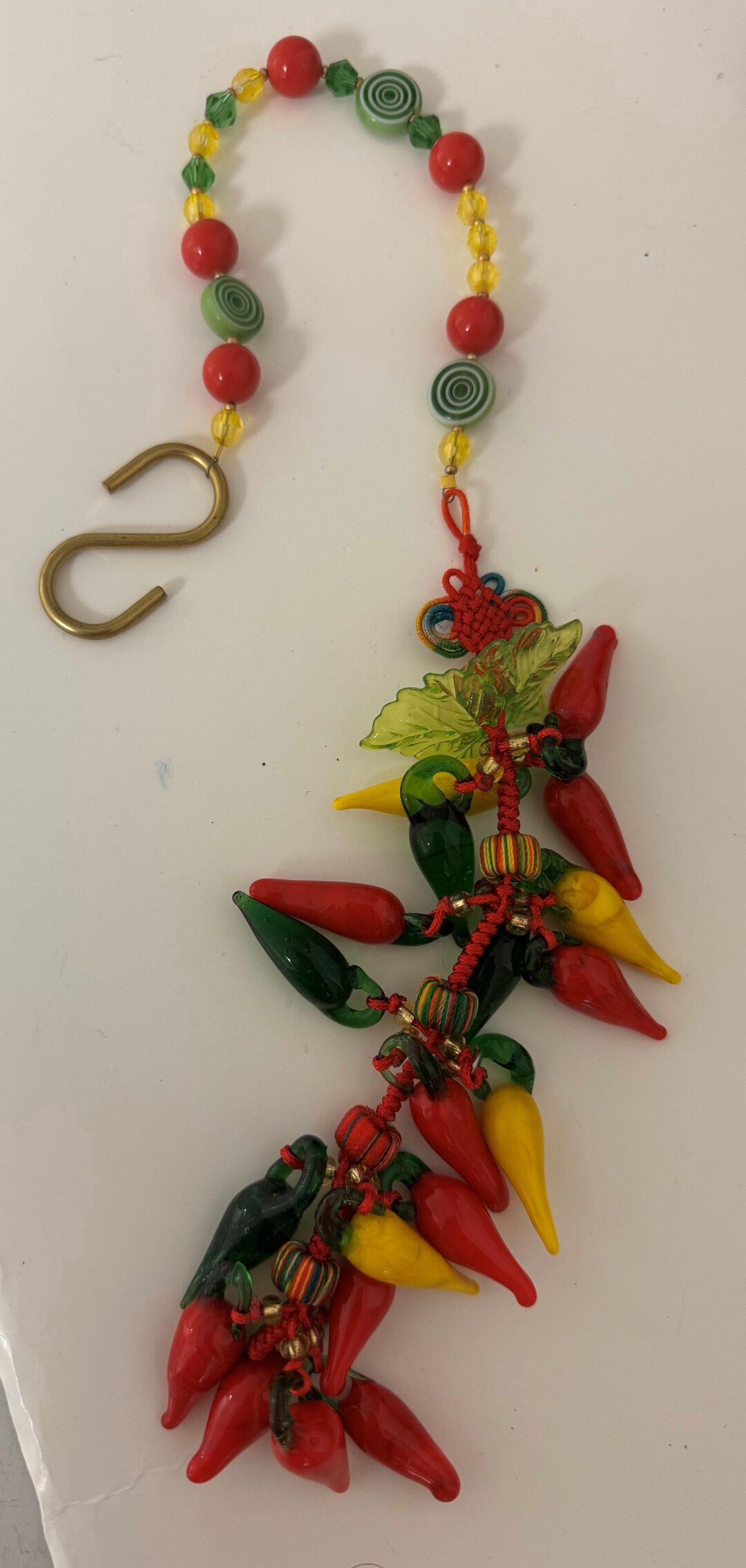 Hand Blown Glass Hanging Chili Peppers - Kitchen Decor - Etsy